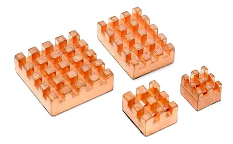 Kit Dissipadores De Calor Em Cobre Raspberry Pi 4 Pi4 B Parcelamento