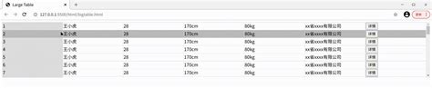 Js 原生自动加载的大数据表格探索js Table的数据很大 怎么办 Csdn博客
