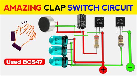 How To Make A Clap Switch At Home Clap Switch Circuit Clap Switch Youtube