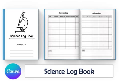 Science Log Book Graphic By Creative Express · Creative Fabrica