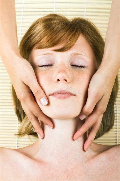 Woman Getting A Massage Picture Image