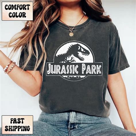 Vintage Jurassic Park Comfort Colors Shirt Retro Jurassic Park
