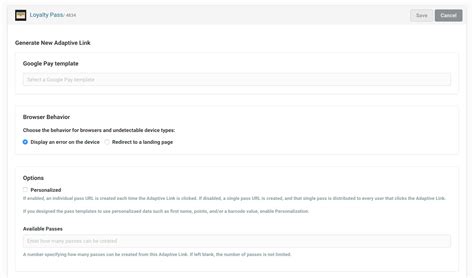 Create Adaptive Links From The Dashboard Airship Docs