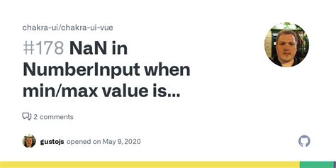 NaN In NumberInput When Min Max Value Is Exceeded Issue 178 Chakra
