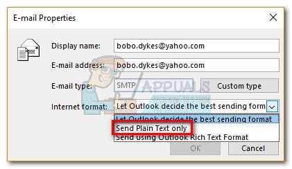 Fix Outlook Sending Winmail Dat Attachments