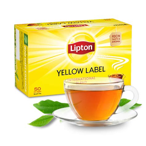 Lipton Yellow Label Tea Black Tea 2g X 50 Tea Bags Sunmart By