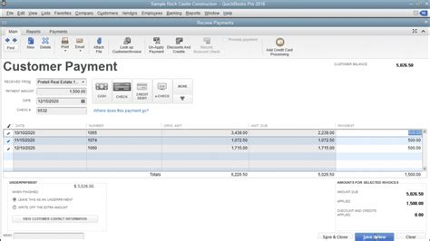 Apply One Payment To Multiple Invoices In Quickbooks Tutorial