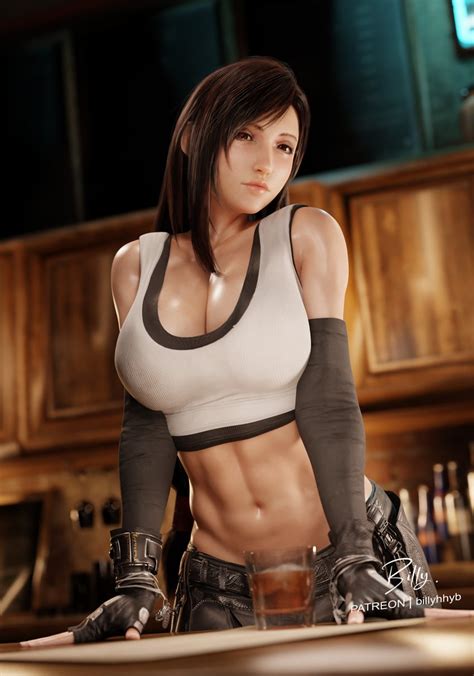 Tifa Lockhart Final Fantasy And More Drawn By Billyhhyb Danbooru