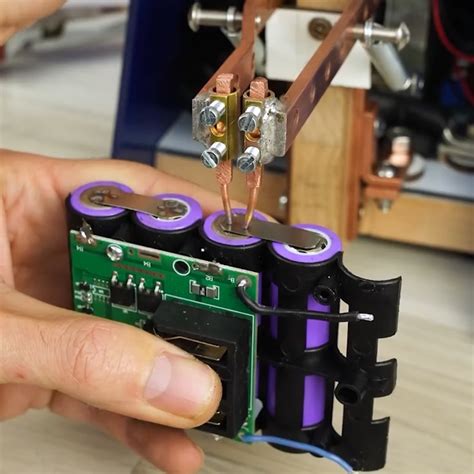Battery Pack Rebuild With Diy Spot Welding Of An Old Microwave Spot