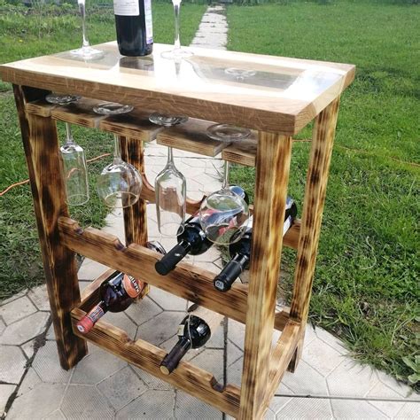 Тумбы: Винная тумба с эпоксидной смолой в интернет-магазине на Ярмарке ...