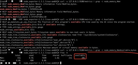 node exporter does not generate node memory memavailable bytes