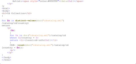 An Equivalent Transformed Xquery For The Xslt In Figure 5 Download