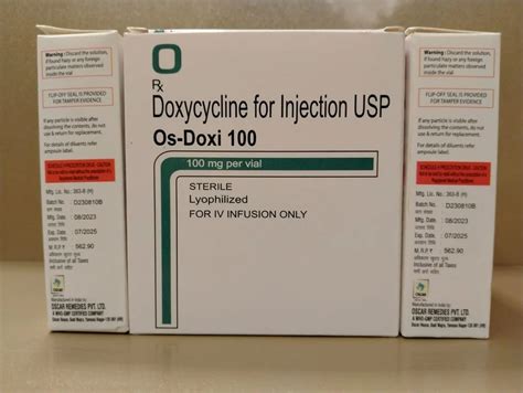 Doxycycline For Injection Usp At Rs Vial Doxycycline Injection In Ahmedabad ID