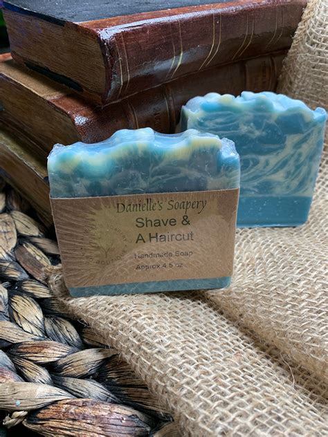 Shave And A Haircut Scented Handmade Soap Cold Process Soap Bar Soap