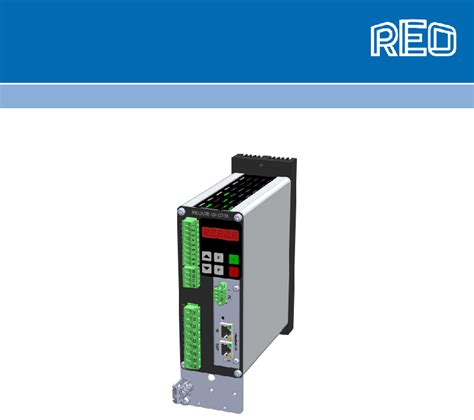 Reo Reovib Mfs 268 Industrial Electrical Operating Instructions Manual Pdf View Download