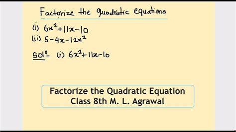Factorization Of Quadratic Equation How To Solve A Quadratic Equation By Splitting The Middle