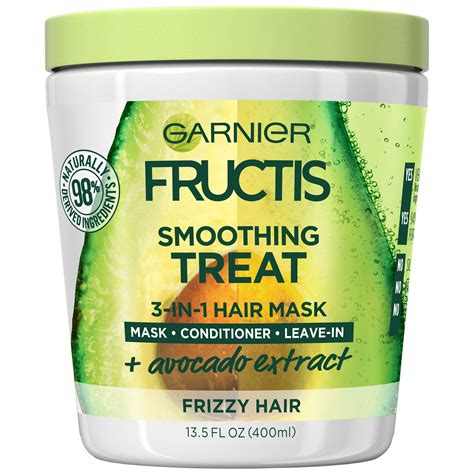 Garnier Fructis Nourishing 1 Minute Hair Mask With Avocado 135 Fl Oz