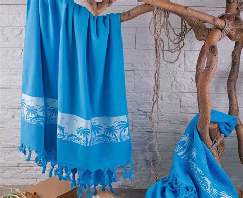 Пляжний рушник Аїша Пештемаль Дельфін бірюзовий 70х140 купити онлайн на Rozetka