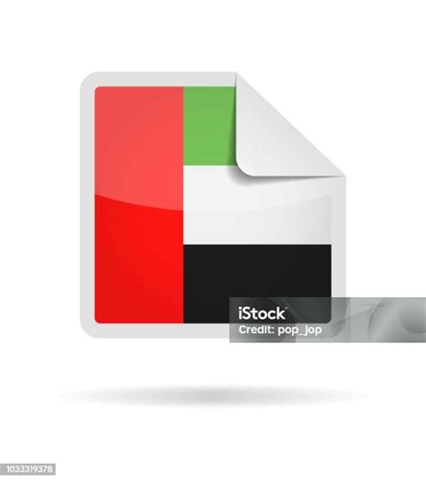 아랍에미리트사각형 종이 코너 플래그 벡터 글로시 아이콘 개체 그룹에 대한 스톡 벡터 아트 및 기타 이미지 개체 그룹 국가 관광명소 국기 Istock