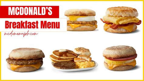 Mcdonalds Breakfast Menu With Prices 2024 In Philippines