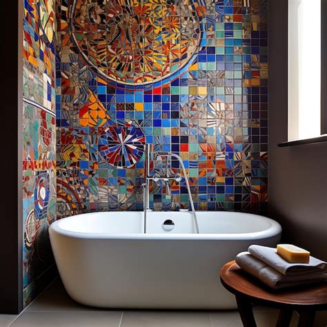 Premium Ai Image Mosaic Marvel Capture A Mosaic Wall Decoration