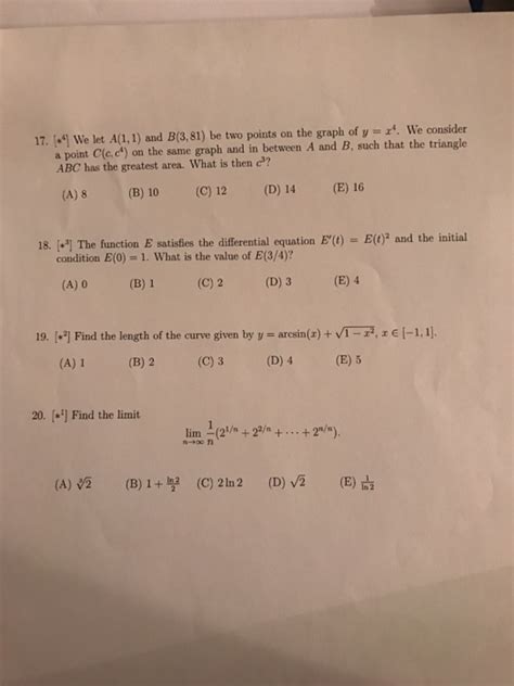 Solved Calculus Problems 1 Every Function F Is Continuous