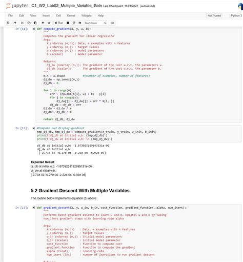 Week 2 Lab Notebook Supervised Ml Regression And Classification