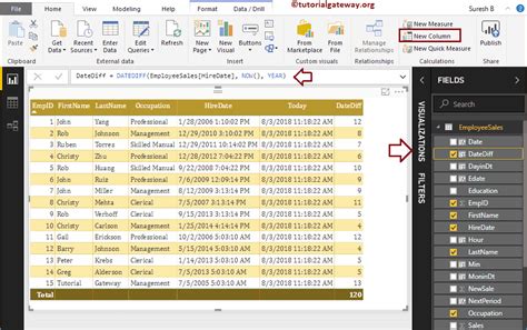 Power Bi Dax Date Functions