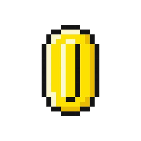 Pixel Gold Coin For Retro Game Pixel Art Game Currency Coin Pixel Art Dollar Coins 25442356