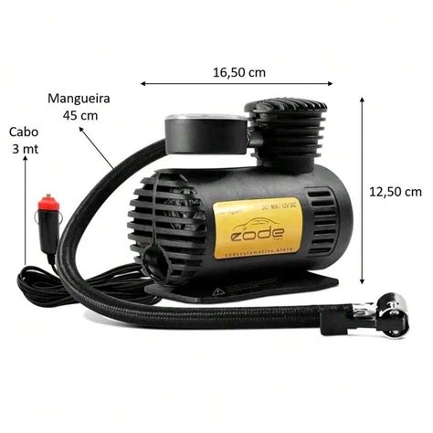 Automotive Air Compressor 12v Mini Compressor 250psi Code Tech One Shein Uk