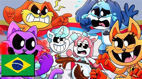 Smiling Critters Vs Frowning Critters Poppy Playtime Animação Youtube