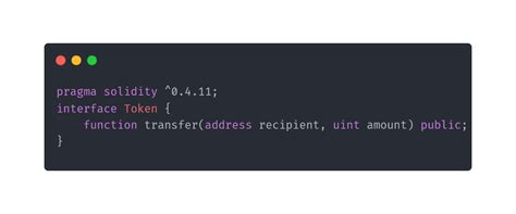 What Is The Solidity Contract Interface