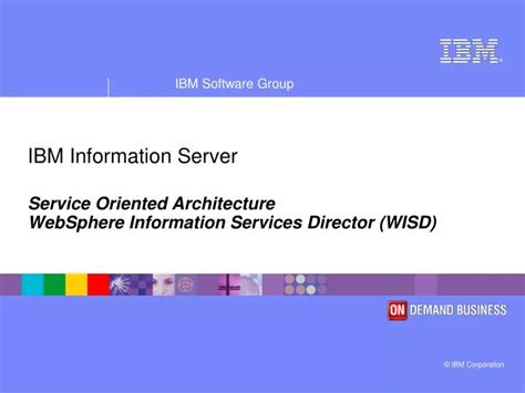 PPT IBM Information Server PowerPoint Presentation Free Download ID