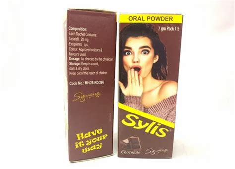 Sylis Tadalafil 20mg Powder 7gm At ₹ 120box In Nagpur Id 2854340751233