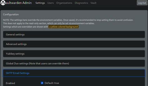 Setting Up Smtp Via Env Variables Help Vaultwarden Forum Formerly