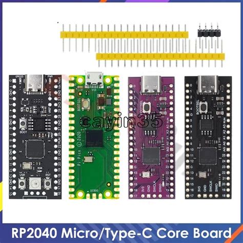 Scheda Raspberry Pi Pico Rp2040 Type C Micro Dual Core 264kb Braccio Bassa Potenza Nuova Eur 6