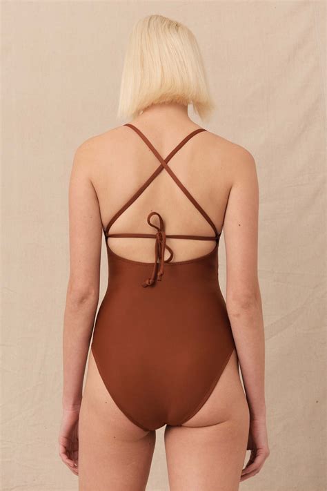 Hakea Juniper Maillot Rust Garmentory