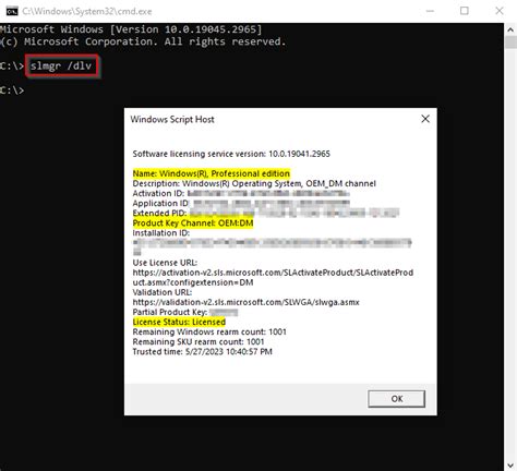 Check Windows License Type Volume OEM Retail ShellHacks