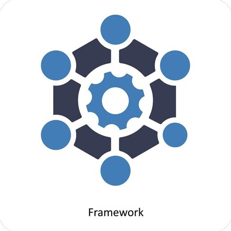 Framework And Connection Icon Concept 25903941 Vector Art At Vecteezy