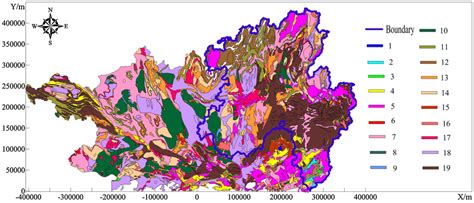 Geological Lithology Distribution Download Scientific Diagram