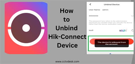 How To Unbind Hik Connect App Unbind Hikvision Devices