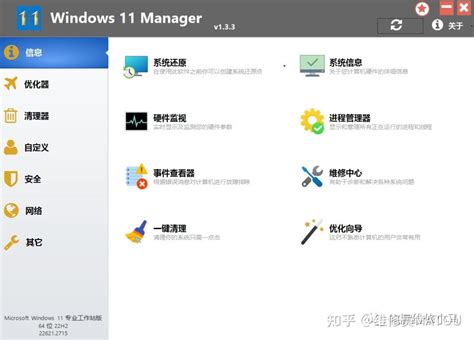 升级你的windows体验——windows 11 Manager，你的电脑优化神器！ 知乎