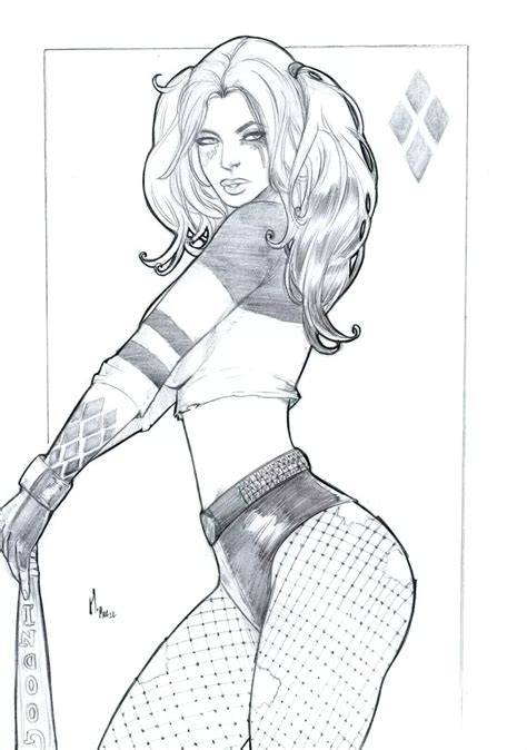 Harley Quinn Sexy Drawing