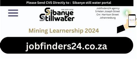 Sibanye Stillwater Mining Learnership 2024 🌟 Jobfinders24