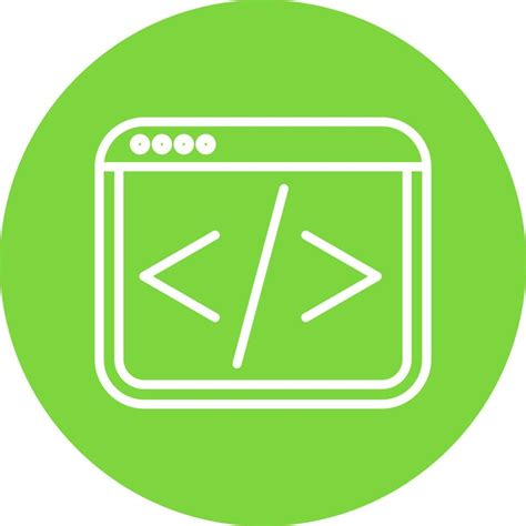 Web Coding Vector Icon Design 24980525 Vector Art At Vecteezy