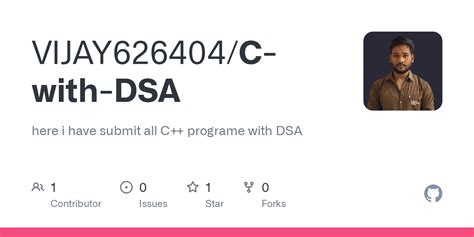 GitHub VIJAY626404 C With DSA Here I Have Submit All C Programe With DSA