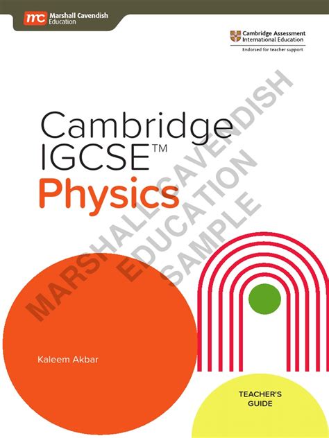 Mce Cambridge Igcse Physics Tg Sample Pdf Clock Volume