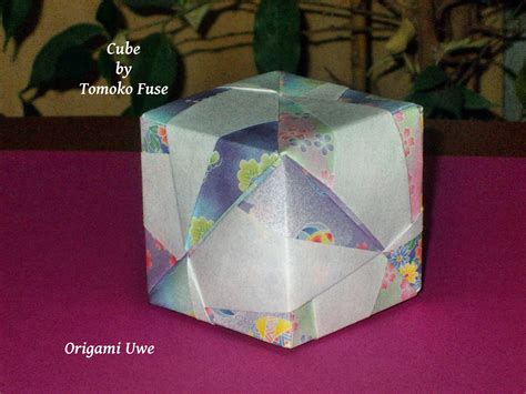 Origami Fleurogami Und Sterne Cube By Tomoko Fuse