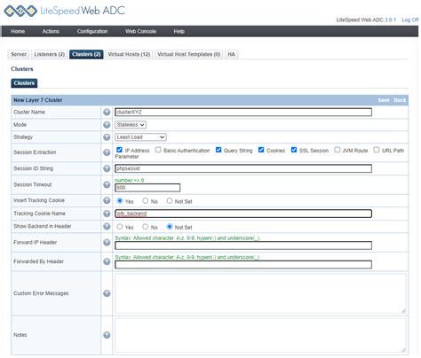 basic configuration litespeed web adc litespeed documentation