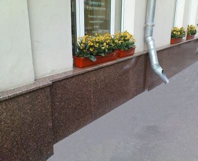 Каменный цоколь фундамента дома из гранита заказать - Каменотес Алматы